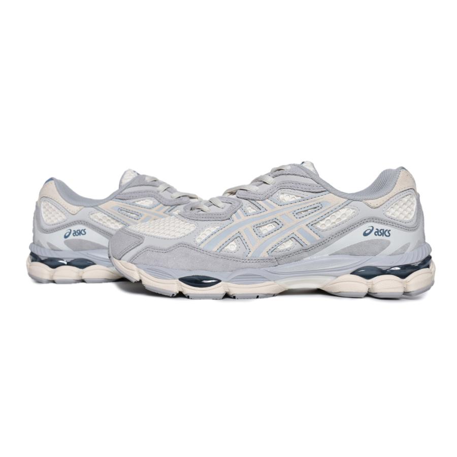 asics GEL-NYC "IVORY/MID GREY" アシックス ゲル ニューヨーク スニーカー ( グレー 灰色 アイボリー ...