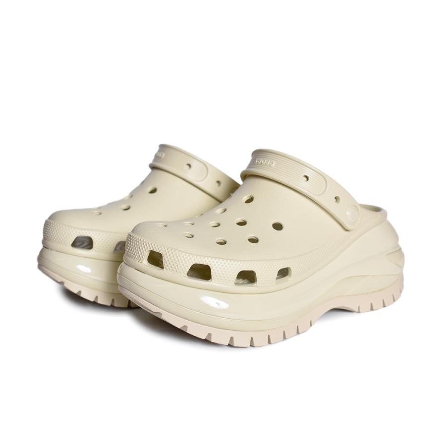 crocs CLASSIC MEGA CRUSH CLOG BONE クロックス クラシック メガ クラッシュ クロッグ サンダル スライド ...