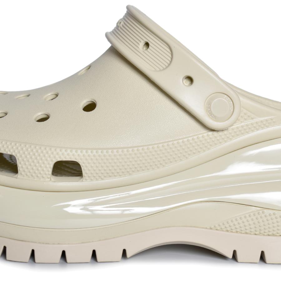 crocs CLASSIC MEGA CRUSH CLOG BONE クロックス クラシック メガ クラッシュ クロッグ サンダル スライド ...