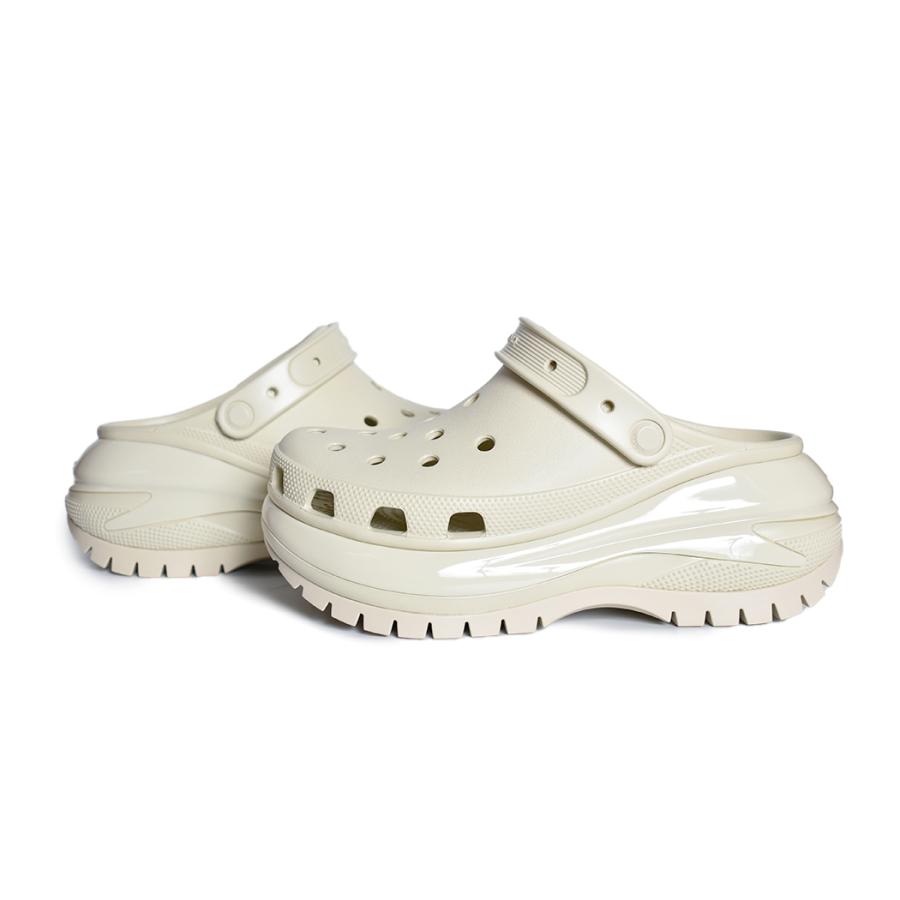 crocs CLASSIC MEGA CRUSH CLOG BONE クロックス クラシック メガ クラッシュ クロッグ サンダル スライド ...