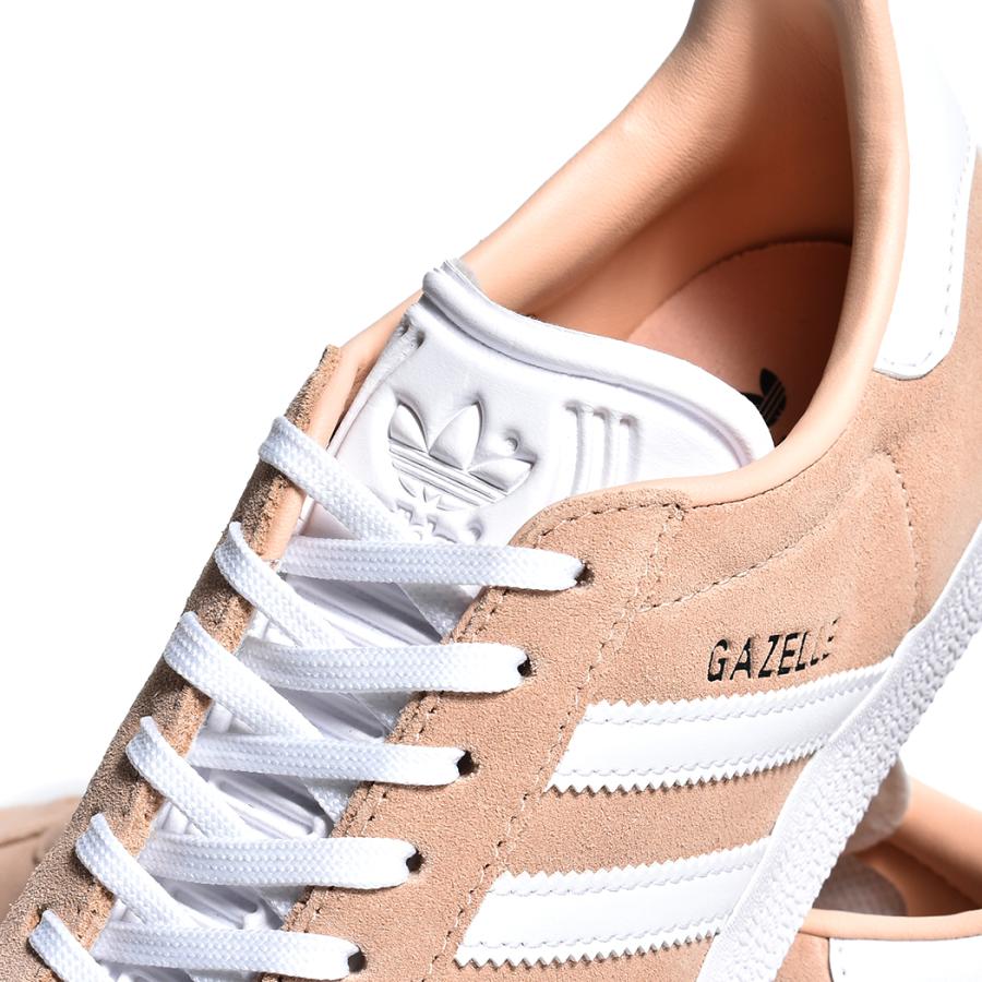 adidas GAZELLE W "HALO BLUSH" アディダス ウィメンズ ガゼル スニーカー ( ガッツレー ピンク PINK 白 ...