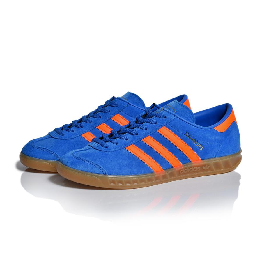 adidas HAMBURG W "BLUE BIRD/SOLAR ORANGE/GUM" アディダス ハンブルク スニーカー ( ハンバーグ ...