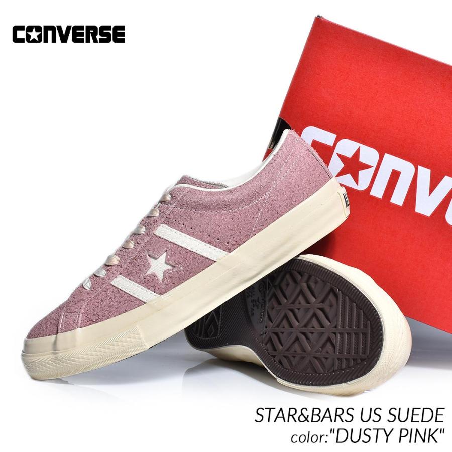 CONVERSE STAR&BARS US SUEDE "DUSTY PINK" コンバース スター&バーズ スエード スニーカー ( 国内正規品 ピンク メンズ 35200740 ...