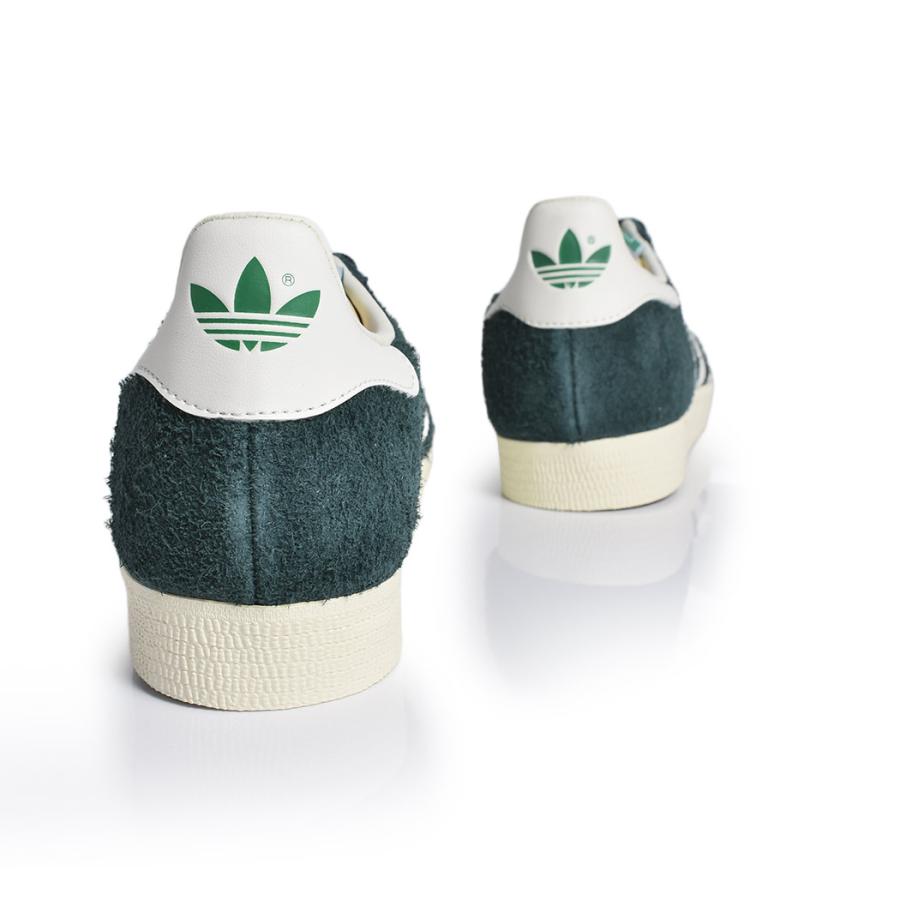 adidas アディダス ガゼル スニーカー GAZELLE ”MINERAL GREEN” ( ガッツレー 緑 グリーン 白 ホワイト ...