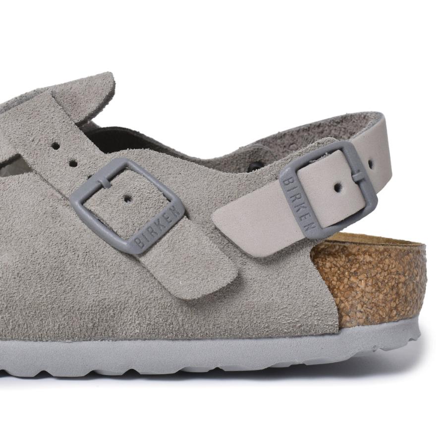 BIRKENSTOCK ビルケンシュトック トキオ スエード TOKIO 2 SUEDE ( NARROW FIT ) Stone Coin ...