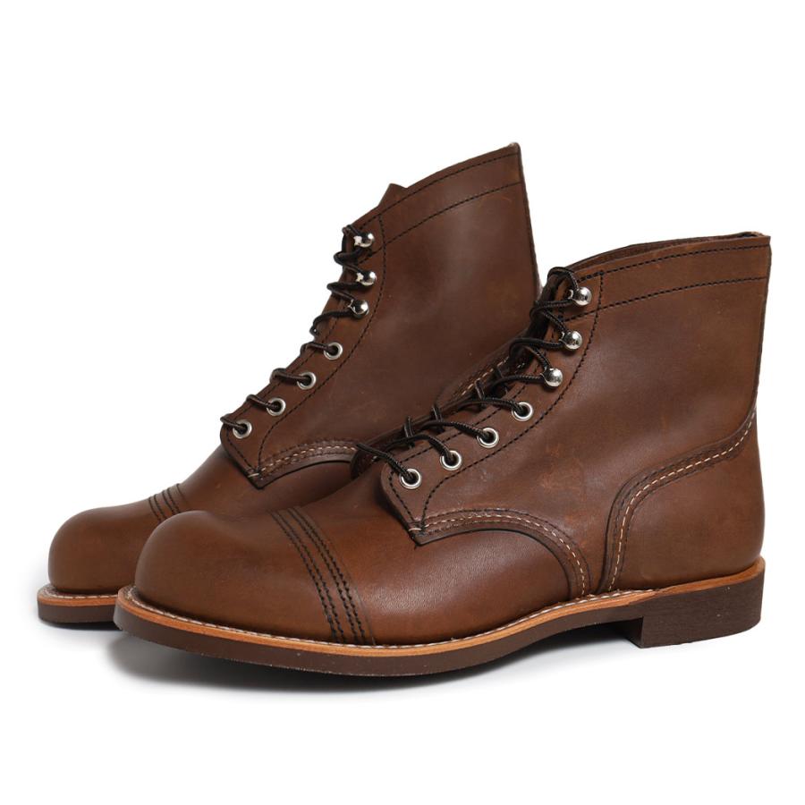 RED WING レッドウィング アイロン レンジャー ブーツ IRON RANGER AMBER HARNESS ( USA製 茶色 ...