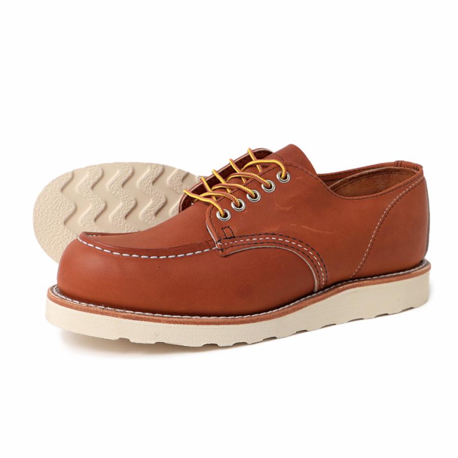 RED WING SHOES レッドウィング クラシックモック オックスフォード ワーク ブーツ CLASSIC MOC OXFORD ORO LEGACY ( USA製 キャメル レザー ...