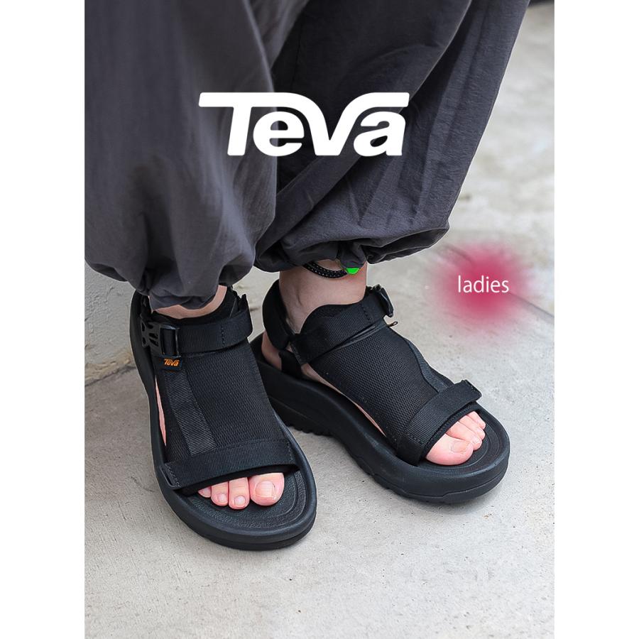 Teva TEVA テバ ウィメンズ ハリケーン AMPSOLE VOLT サンダル W HURRICANE BLACK ( 厚底 プラットフォーム 黒 ブラック レディース テヴァ ...