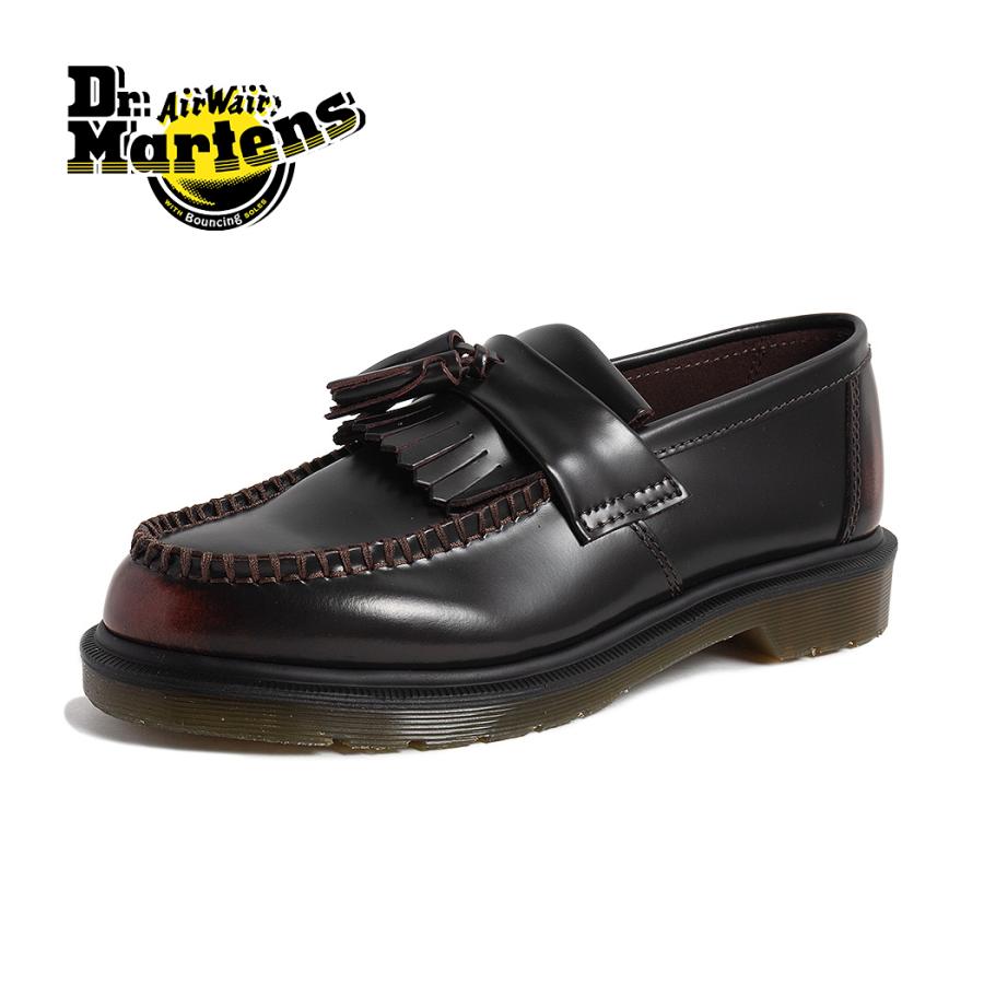 Dr.Martens ドクターマーチン アドリアン ローファー レザー シューズ ADRIAN LOAFER CHERRY RED ( 厚底 ...