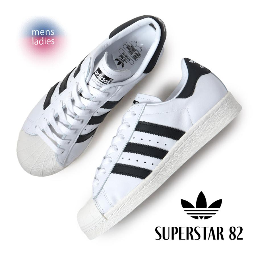 adidas アディダス スーパースター スニーカー SUPERSTAR 82 CLOUD WHITE / CORE BLACK OFF ...