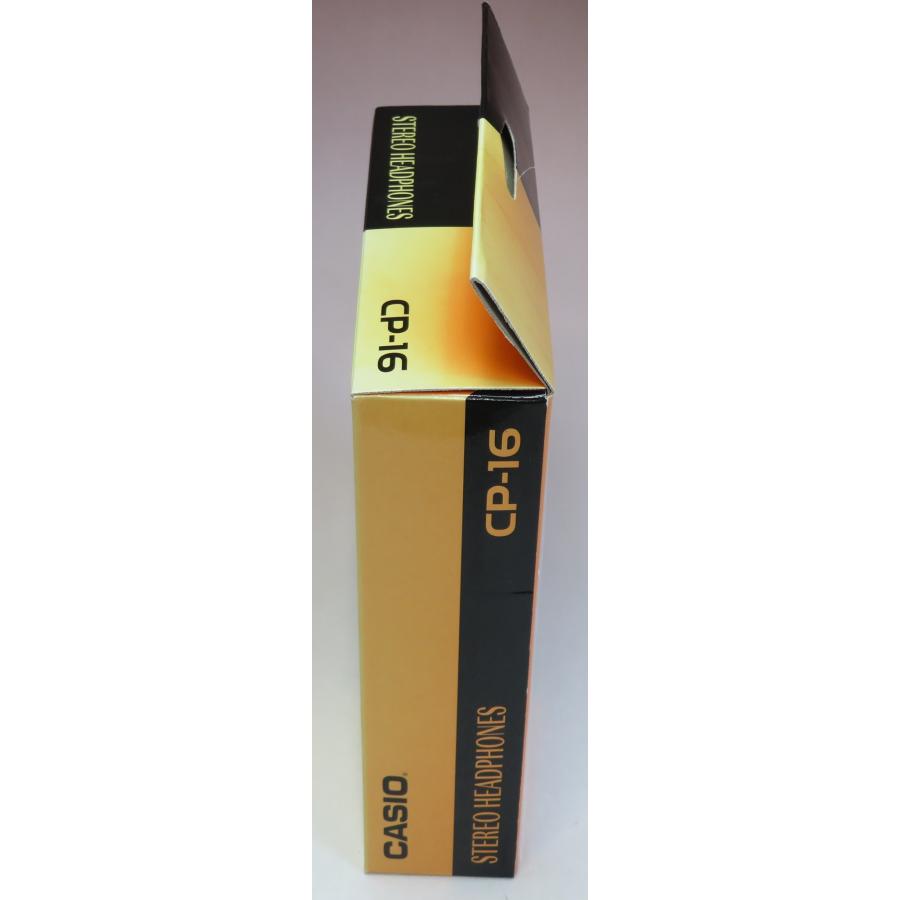 CASIO カシオ ヘッドホン CP-16 φ3.5mm ミニプラグ 電子キーボード／デジタルピアノ用 ブラック : cp-16-1 ...