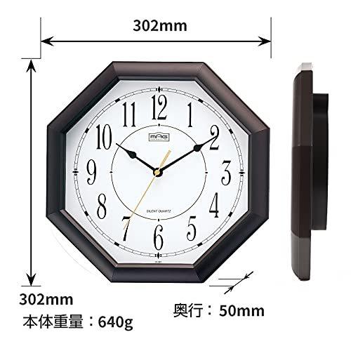 MAG(マグ) 掛け時計 八角形 アナログ オクターゴ 静音 連続秒針 ブラウン W-287BR-Z :riB4AC54B147E4F09:precover - 通販 - Yahoo!ショッピング