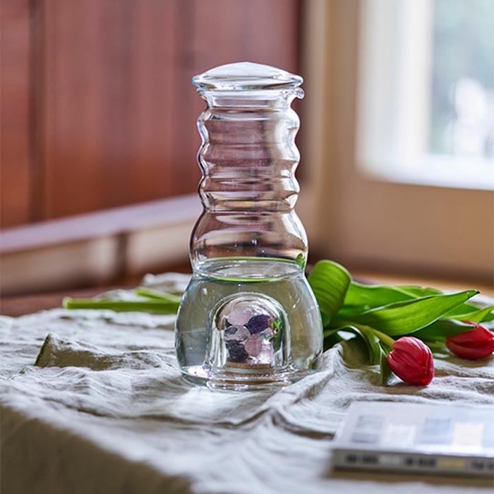 Nature's Design （ネイチャーズデザイン） ウォーターピッチャー CADUS 1.5L パワーストーン付き : プレマシャンティ ...