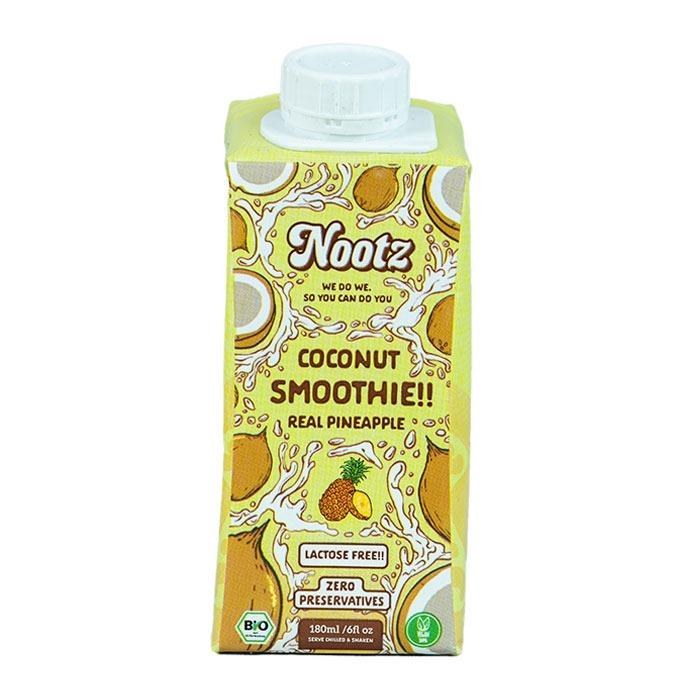 Nootz 有機ココナッツスムージー パイナップル/180ml : プレマシャンティ - 通販 - Yahoo!ショッピング
