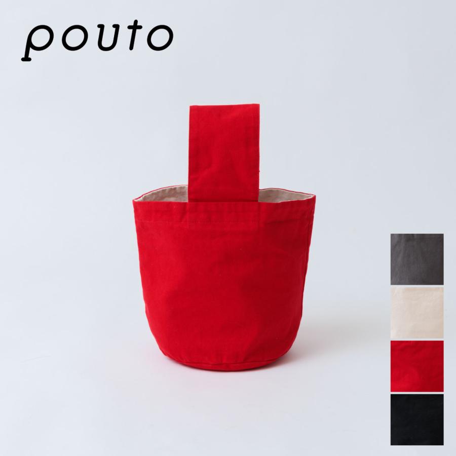 pouto（ポウト） バッグ ワンハンドルバッグ レディース 手持ちバッグ メンズ ワンハンドル トートバッグ 小さめ バケツ型 キャンバス ...