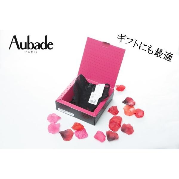 Aubade（オーバドゥ） 送料無料 ボアデジール レースアップビキニ AuT068/P020A 欲望の箱 黒 ブラック ギフトボックス ...