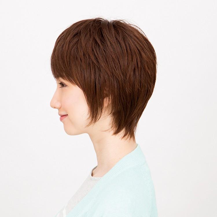 Lapin d'or レディースウィッグ プレーンショート(ブラウニー
