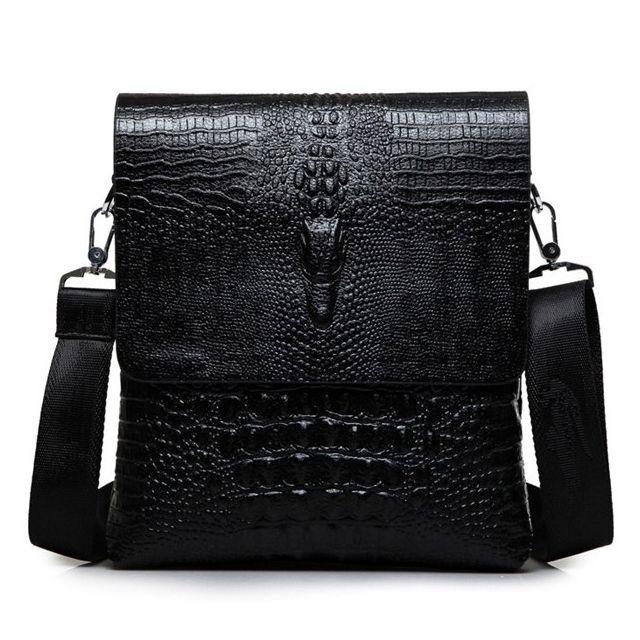 クロコ型押し斜め掛けショルダー (メンズ ショルダーバッグ レディース 男女兼用 斜めがけ 合皮フェイクレザー 肩掛け 観光旅行セカンドバッグ 街歩きバッグ) : プレミアムポニー - 通販 ...