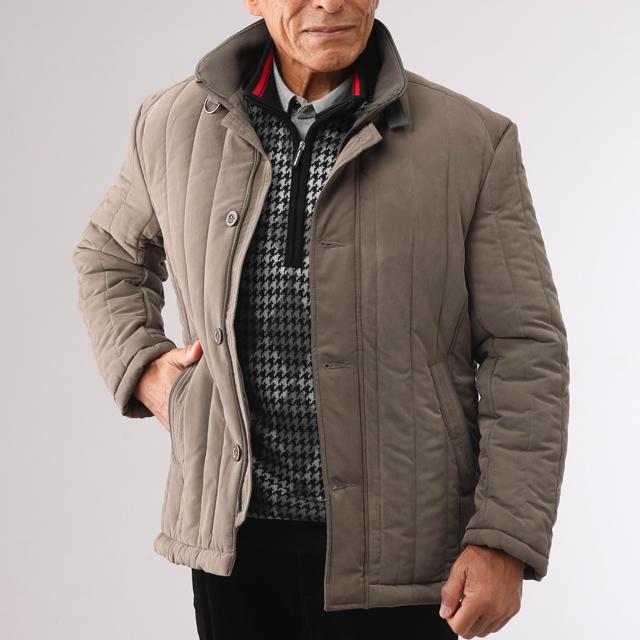敬老の日 URBAN EXPRESS(アーバンエクスプレス)モスピーチ縦キルト中綿ジャケット (敬老の日メンズ 男性用 紳士用 ジャケット ...
