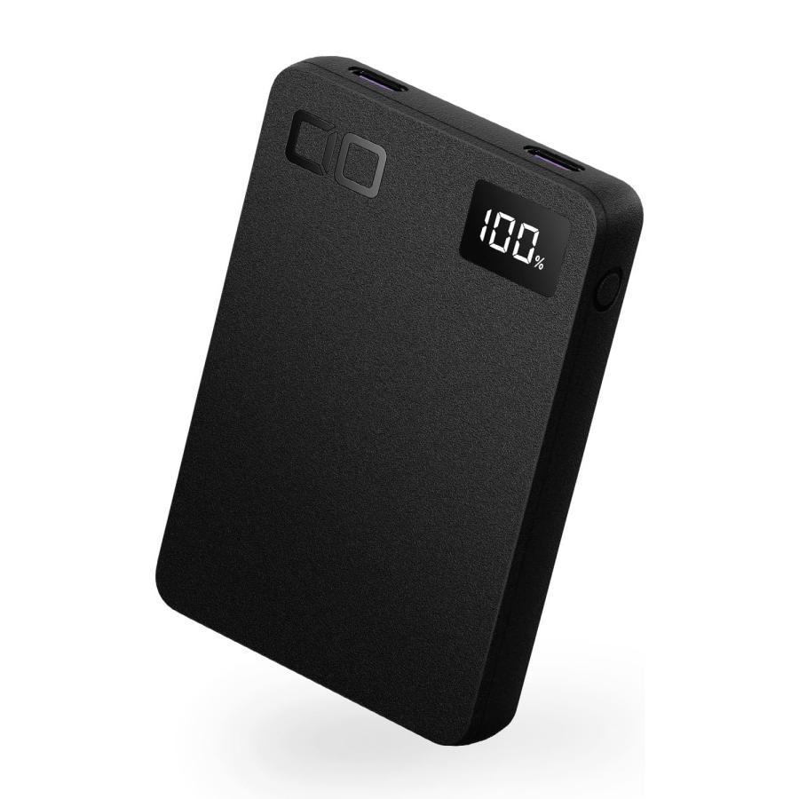 CIO 最大20W入出力 超軽量108g 極薄12mm 5000mAh USB-C×2ポート2台同時充電 モバイルバッテリー SMARTCOBY 20W2C iPhone16対応 スマホ ...