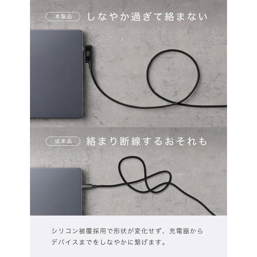 CIO ディスプレイ表示付き L字型 シリコンケーブル CtoC 1m CIO-SLL-SC-CC1 : プレミアムショップ - 通販 - Yahoo!ショッピング