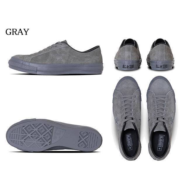 ONE STAR コンバース ワンスター J スエード CONVERSE SUEDE 35200800 グレイ メンズ レディース スニーカー ...