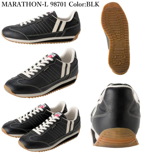PATRICK パトリック マラソン レザー MARATHON L メンズ レディース スニーカー ホワイト ブラック 日本製 MADE IN JAPAN : Premium One - 通販 ...