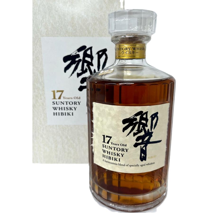 サントリーウイスキー 響 【東京都内限定配送】SUNTORY サントリー 響17年 裏ゴールドラベル 700ml 43％ (未開封）箱付き ES0008 : premium-shopping ...