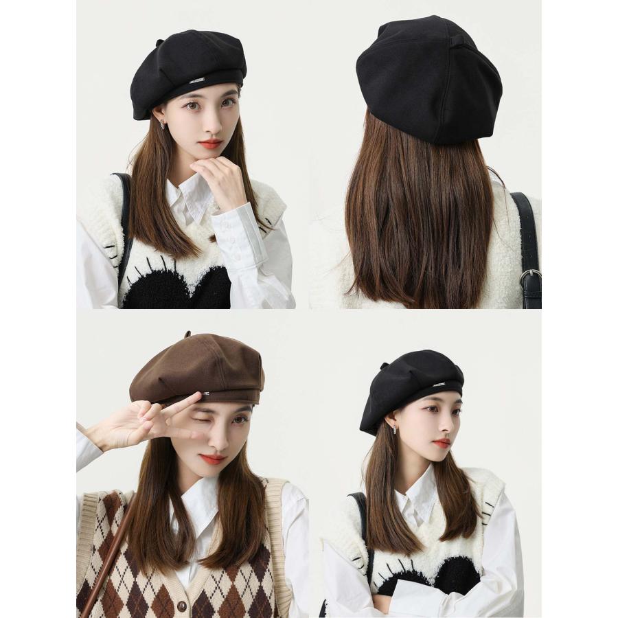 ベレー帽 画家帽 レディース 帽子 メタルストリップの飾り 秋冬 防寒 可愛い レトロ カジュアル 通勤 通学 : pr259 : プレサージュ - 通販 - Yahoo!ショッピング