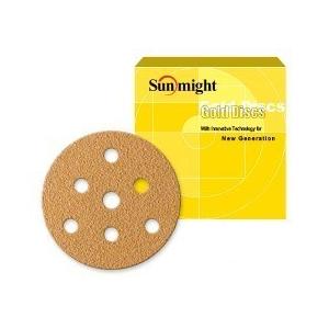 Sunmight サンマイト ディスク ペーパー マジック式 穴あり（7穴） P180 125mm径 100枚 : プレスト - 通販 ...