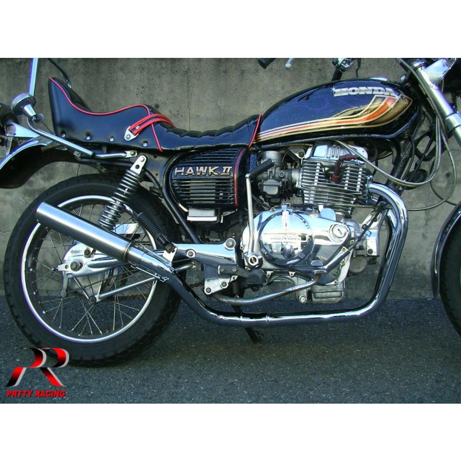 プリティー HONDA CB250T CB400T ホーク2 2-1管 50.8π ALサイレンサー タイプ2 メッキ マフラー : PRETTYRACING Yahoo!ショップ - 通販 ...