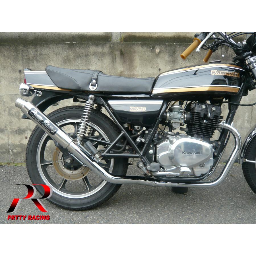 KAWASAKI Z250FT 【極】 UPタイプ 50.8π タイプ1 マフラー メッキ :kawasaki-ft-kiwami42-up1c:PRETTYRACING Yahoo!ショップ ...