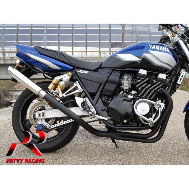 プリティ― YAMAHA XJR400 RH02 4-1管 50.8π ALサイレンサータイプ3 マフラー 黒 : yamaha-rh02-4-1-3b : PRETTYRACING ...