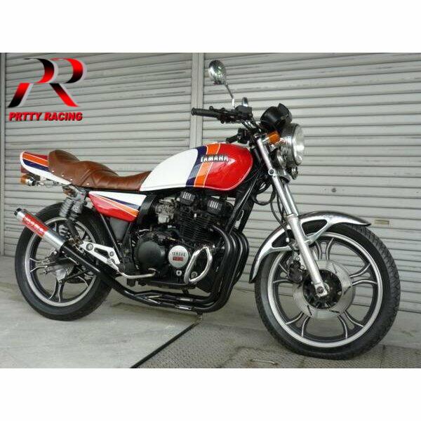 プリティ― YAMAHA XJ400E/D 紀の国屋 45π 分割式 4-2-1管 エンブレム付き 黒 マフラー : PRETTYRACING Yahoo!ショップ - 通販 - Yahoo ...