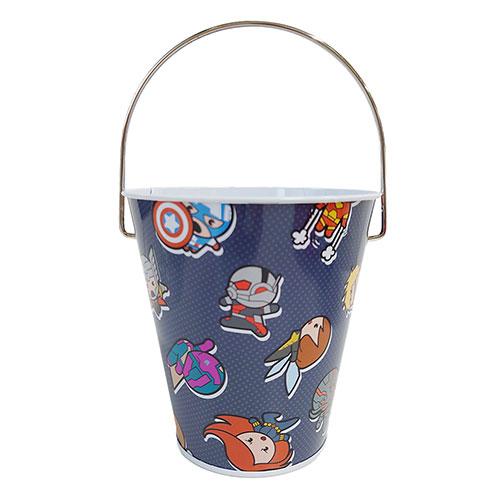 マーベル ティン 缶 ミニバケツ (ネイビー) 15985c アベンジャーズ グッズ 小物入れ インテリア デスクまわり 整理整頓 アメコミ ...