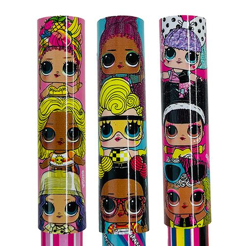 LOL ボールペン 3本 セット 16725 ペン 黒 ブラック 文房具 ステーショナリー アメリカ キャラクター グッズ かわいい エル ...