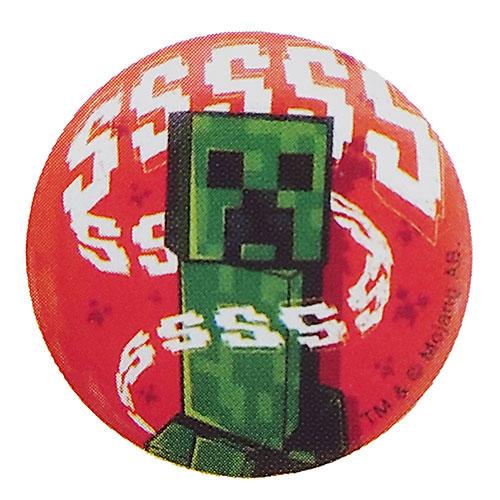 マインクラフト 缶バッジ ( クリーパー / レッド ) creeper 16982 Minecraft ゲーム キャラクター マイクラグッズ バッジ 雑貨 アイテム MCT-KBM-CR ...