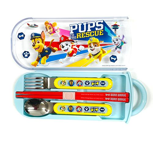 パウパトロール カトラリー トリオセット ( 23 ) 17192 パウパト 箸 はし お箸 おはし スプーン フォーク ケース お弁当 ランチグッズ 日本製 TACC2AG ...