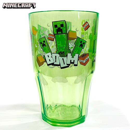マインクラフト クリアカップ L ( グリーン ) 17529 マイクラ 食器 コップ タンブラー プラコップ プラスチック 380ml Minecreft Mob MCT-CLL-GN ...