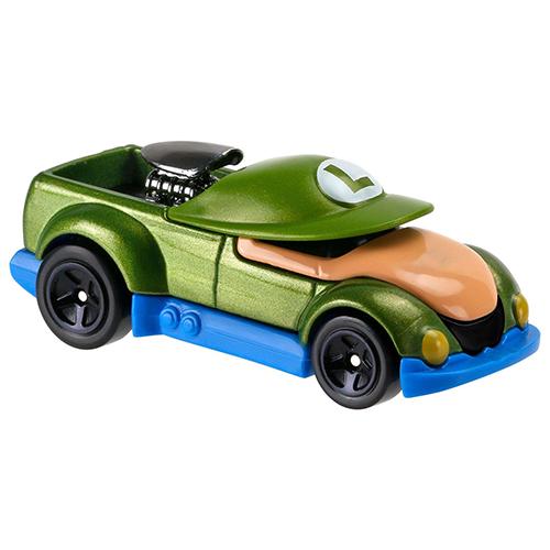 Hot Wheels スーパーマリオ ホットウィール ミニカー ( ルイージ LUIGI ) 17623b マリオ SUPER MARIO おもちゃ HOTWHEELS キャラクターカー 車 ...