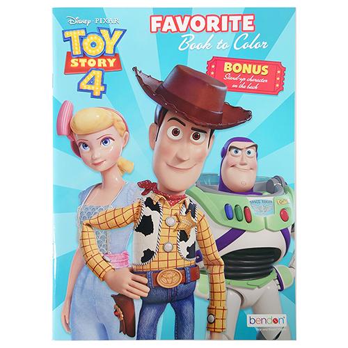 トイストーリー4 ぬりえ ＆ アクティビティー ブック ( 水色 ) 18365a Toy Story ぬり絵 カラーリングブック ディズニー ...
