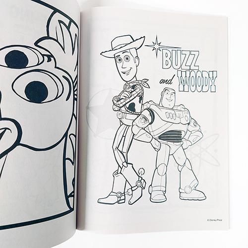 トイストーリー4 ぬりえ ＆ アクティビティー ブック ( 水色 ) 18365a Toy Story ぬり絵 カラーリングブック ディズニー ...