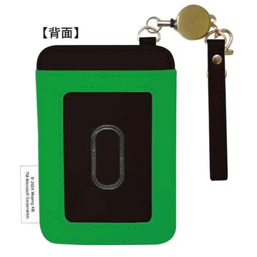 マインクラフト パスケース リール付き 長方形 ( グリーン ) 18815 マイクラ グッズ Minecraft Creeper Mob IDケース 定期入れ ケイカンパニー MCT-RT2 ...
