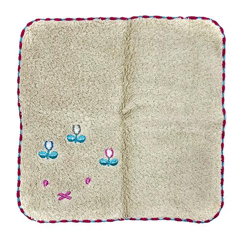 ミッフィー ふわふわ 刺繍 ハンカチ 18911 ミッフィーちゃん グッズ ミニタオル タオル ハンドタオル 綿 かわいい おとなかわいい ...