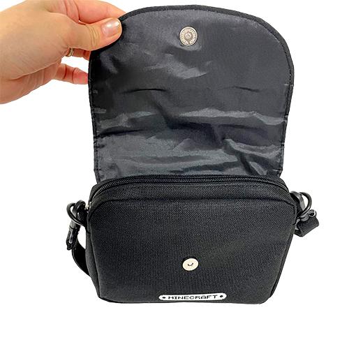 マインクラフト ミニ ショルダー バッグ スクエア ( ブラック ) 19481 マイクラ グッズ ショルダーバッグ 肩掛け 男の子 男子 ...