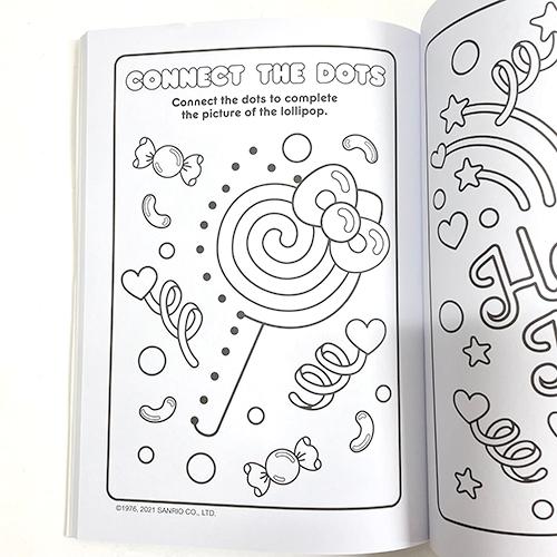 ハローキティ ぬりえ スタンパーマーカー 4本付き 19661 キティちゃん 塗り絵 シール ステッカー スタンプ マーカー ペン ...