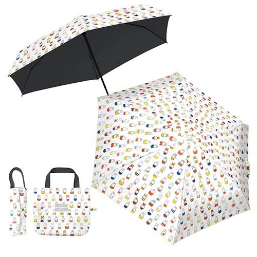 miffy ミッフィー 70周年 ヒストリー柄 晴雨兼用 折りたたみ傘 19967 日傘 1級遮光 UVカット99.9％ レディース傘 超コンパクト 限定 MIF-466D : Pretzel ...