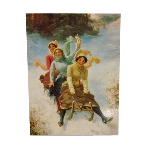 グリーティングカード ソリ etc0009 marian heath greeting cards "THE SLEIGH RIDE ...