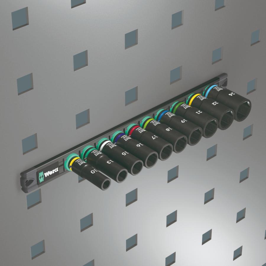 Wera WERA ヴェラ 8789 B マグネティックレール インパクター ディープソケットセット 1 9660 Magnetic rail ...