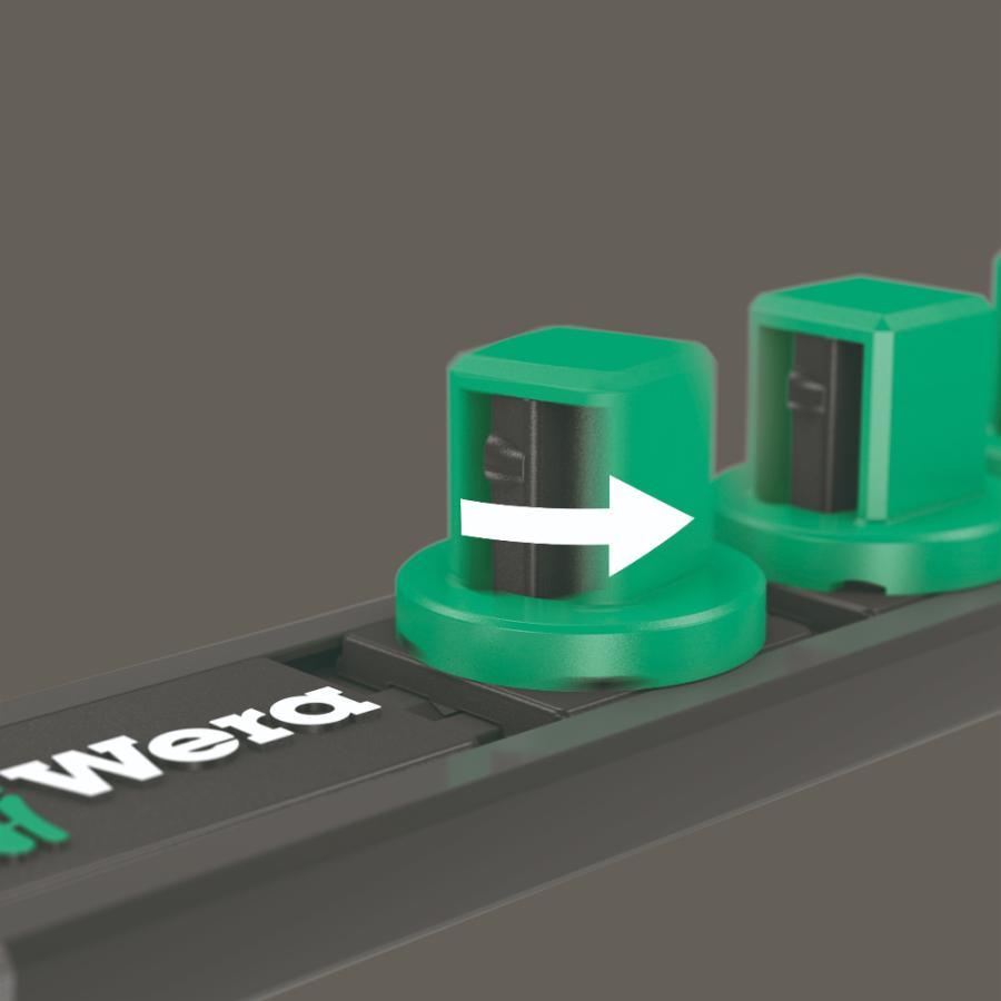 Wera WERA ヴェラ 8789 B マグネティックレール インパクター ディープソケットセット 1 9660 Magnetic rail ...